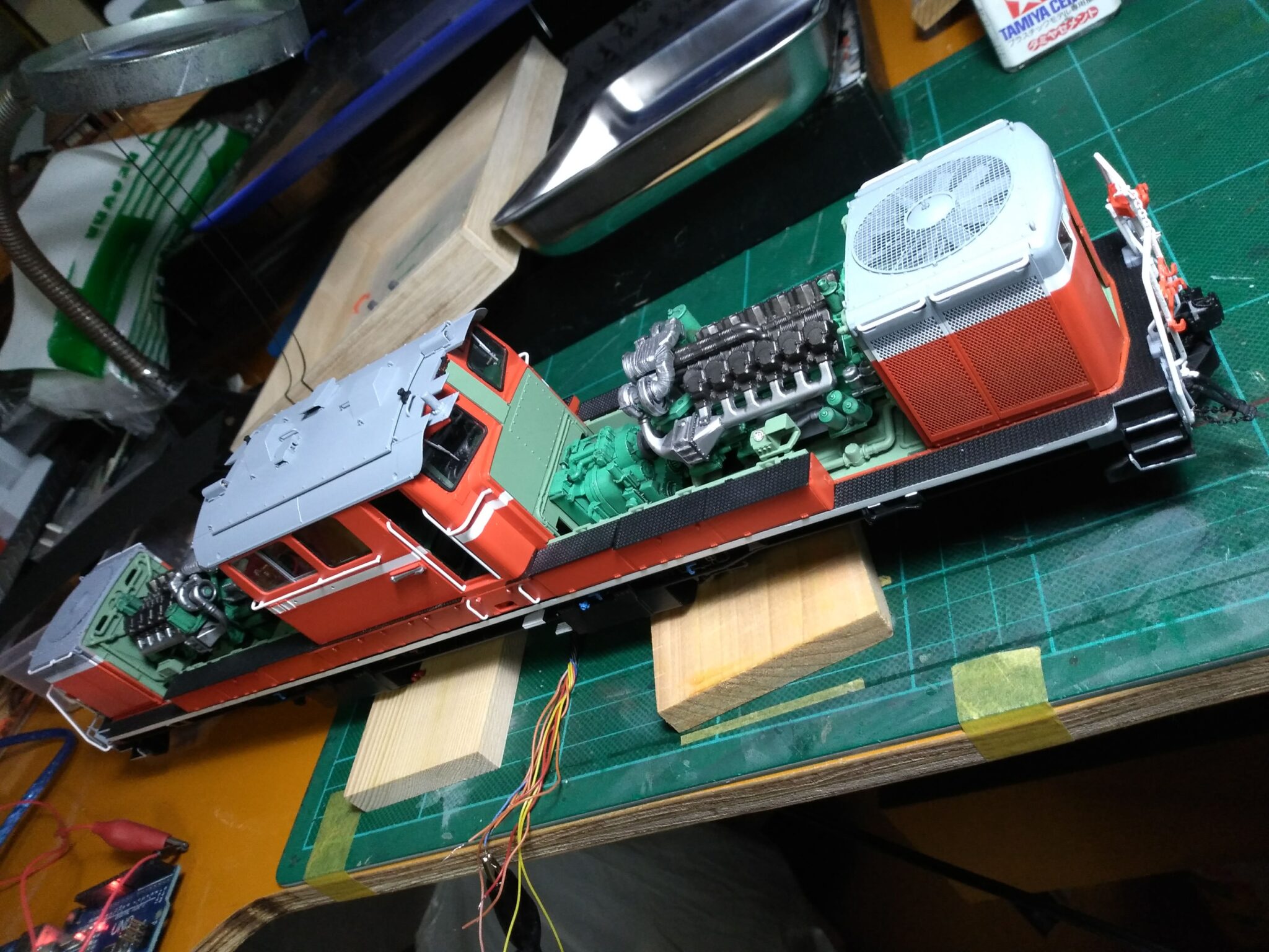 アオシマ 1/45 DD51制作（制作過程後編） | きたせい＠北近畿製作所