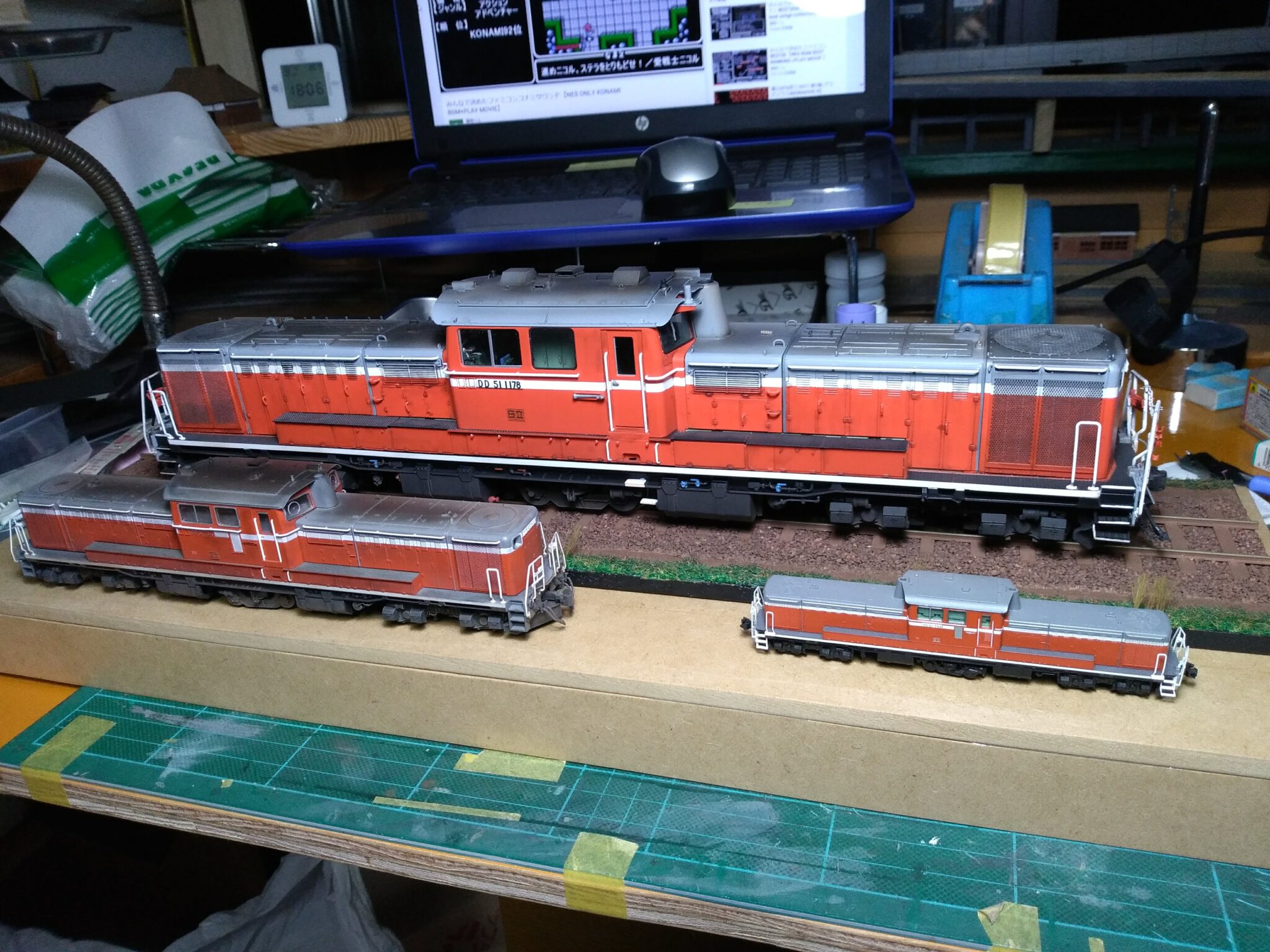 アオシマ 1/45 DD51制作（制作過程後編） | きたせい＠北近畿製作所